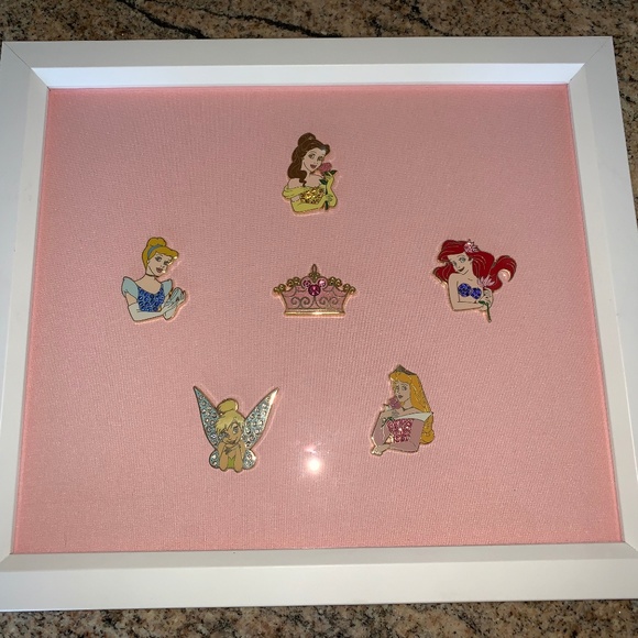 Disney | Other | Vintage Collection Custom Framed Rhinestone Disney ...